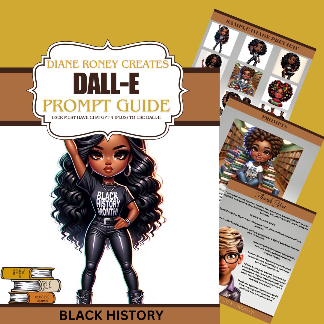 Black History | Dalle3 & Chatgpt V4| Ai Art Prompt Guide | 12 Sample ...
