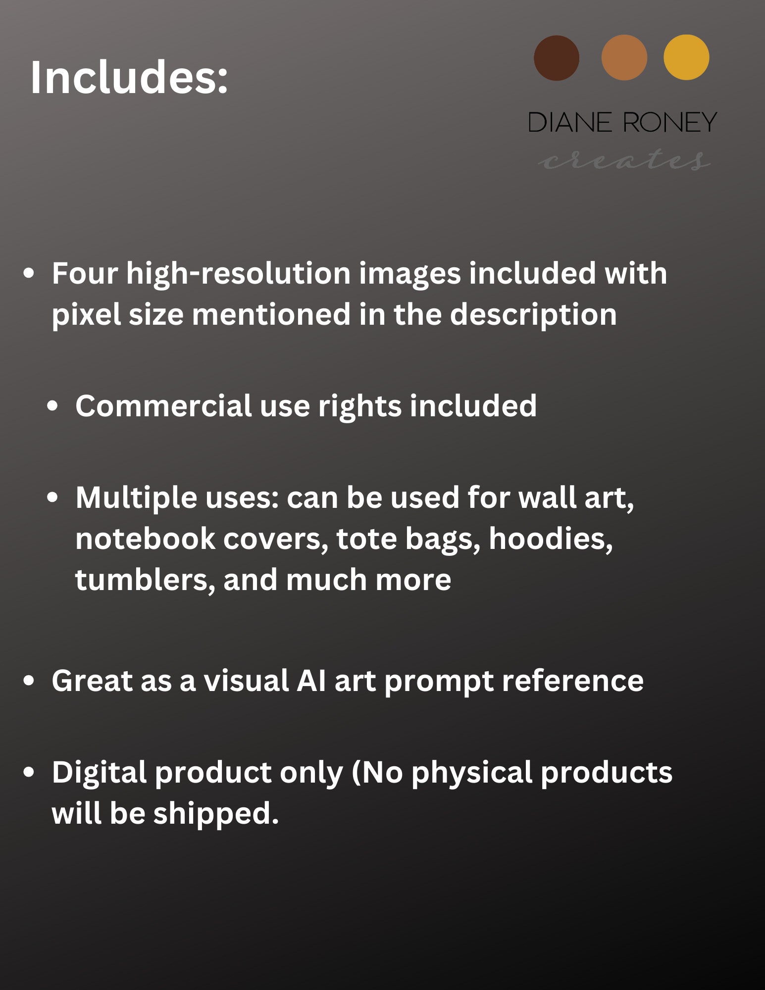 Set of 4 Printables | High-resolution Pngs | Black Art |midjourney | AI ...