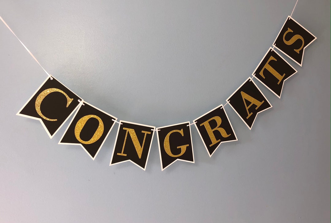 Congrats Banner, Congratulations Banner, Graduate, Congratulations ...