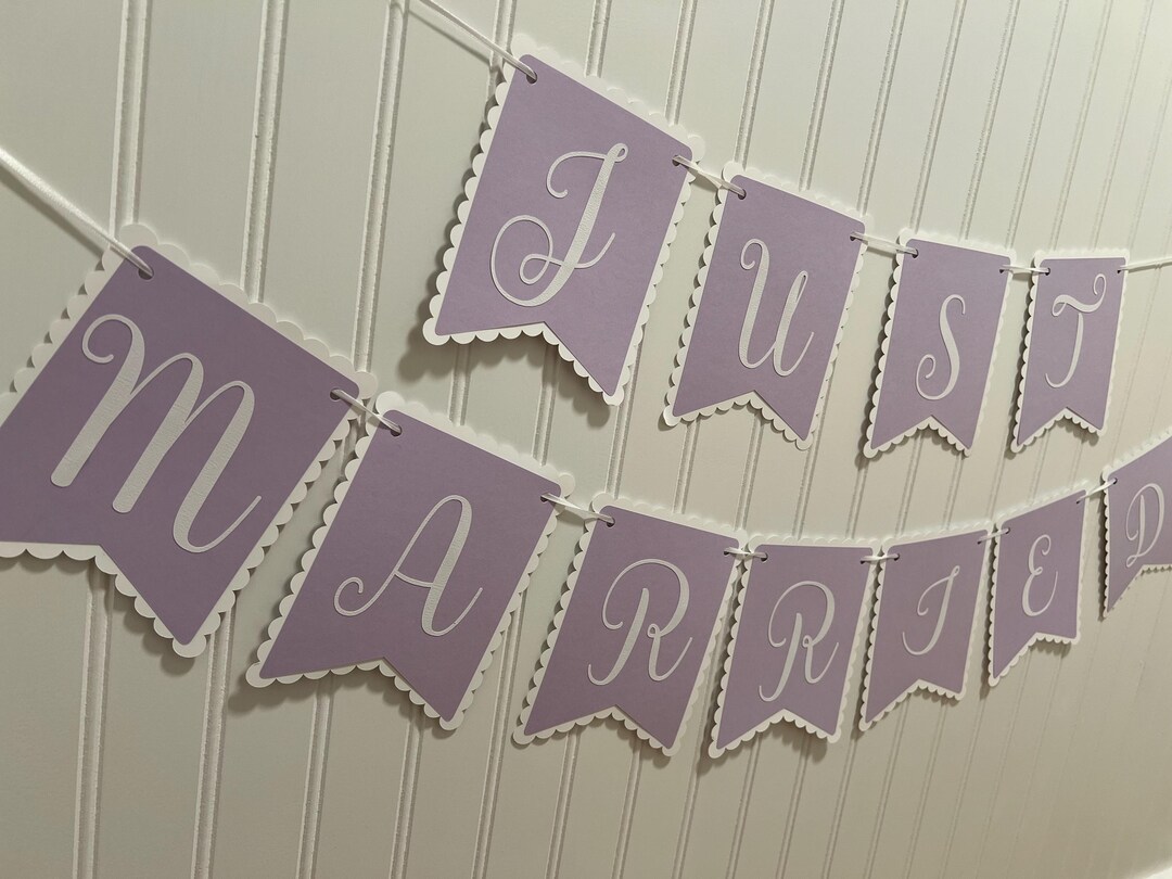 Just Married, Just Engaged, Photo Prop, Engaged Banner, Just Married ...