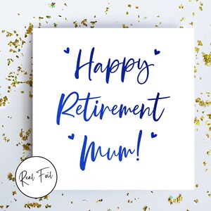 Happy Retirement Mum Card, Retirement Card, Hello Pension, She's ...