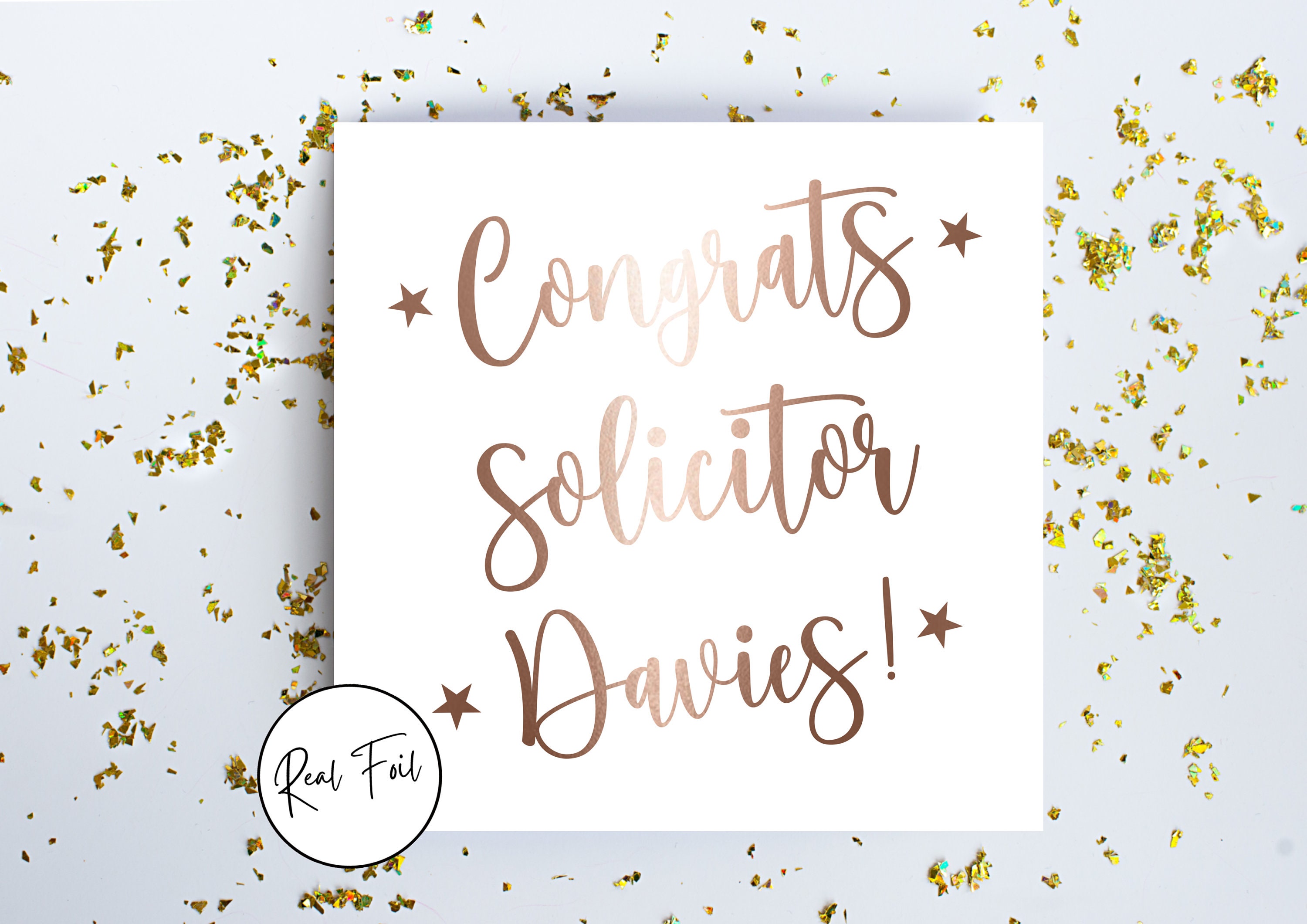 Personalised Congrats Solicitor Card Graduation Solicitor - Etsy UK