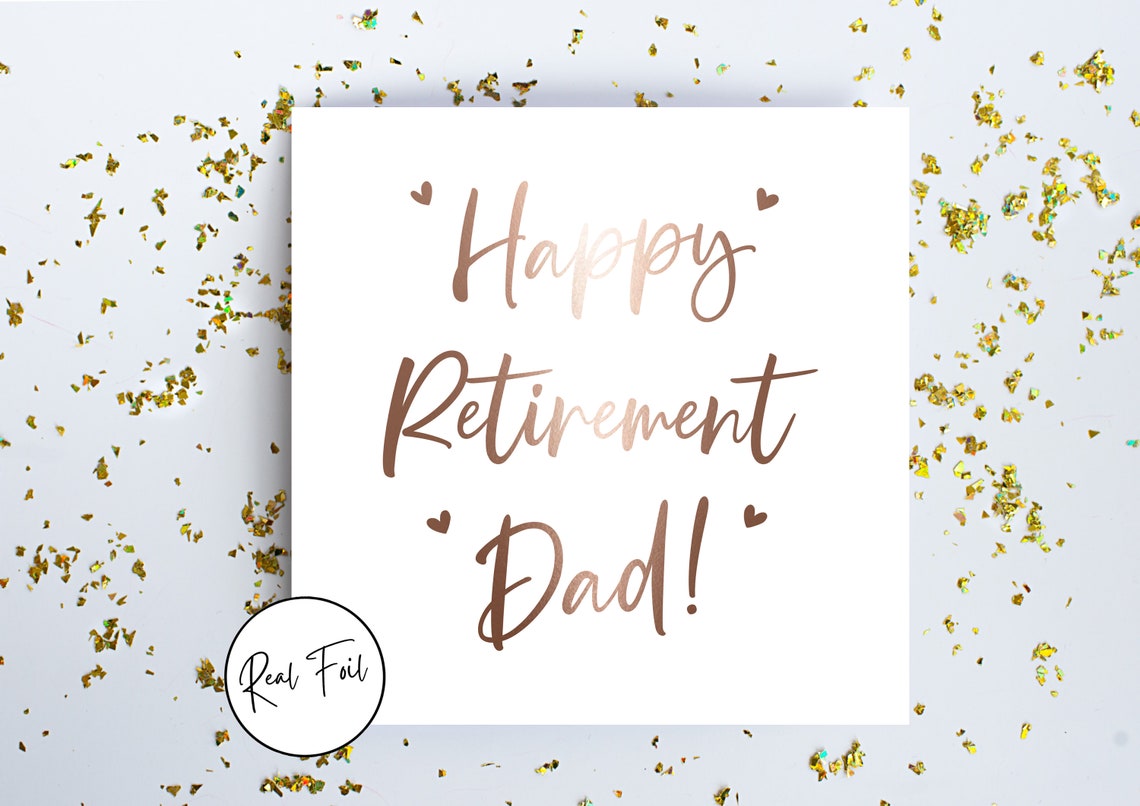 Happy Retirement Dad Card, Retirement Card, You’ve Finally Retired ...