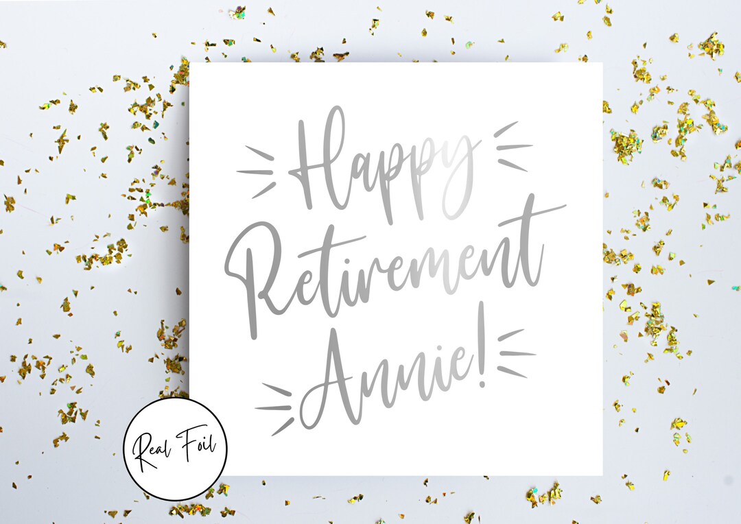 Personalised Retirement Card, Card for Retirement, Hello Pension, You ...