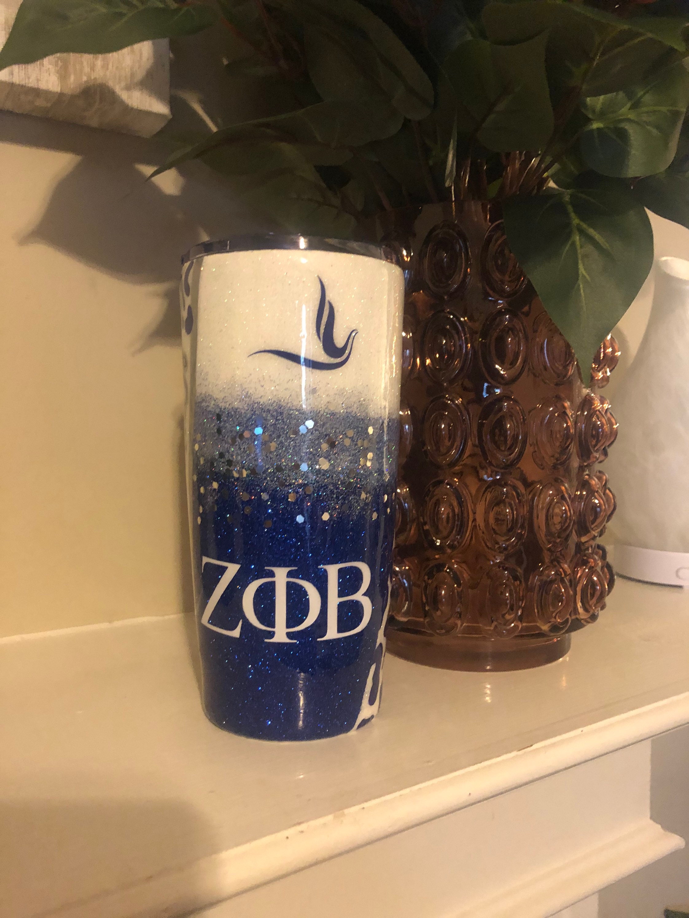 20oz Tumbler, Zeta Tumbler, Zeta Phi Beta Tumbler 20oz, Zeta Sorority ...