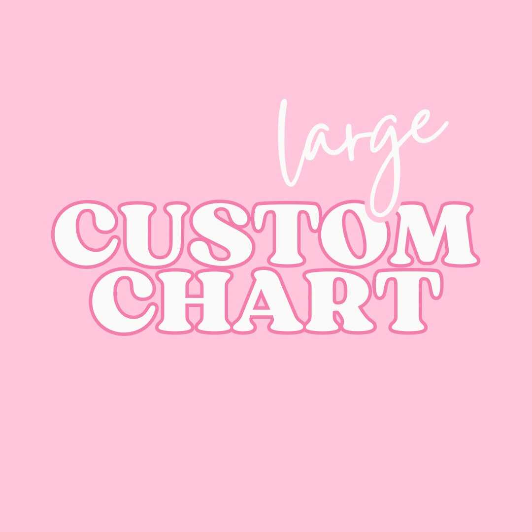LARGE Custom digital Chart for a Needlepoint Canvas larger Than 6x6 - Etsy