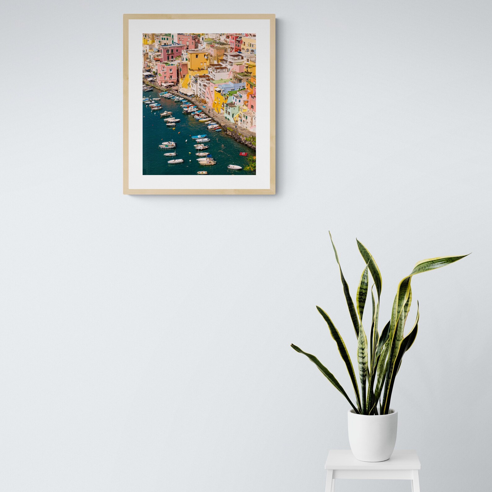 Mediterranean Color in Procida Italy Wall Decor, Digital Download Art ...