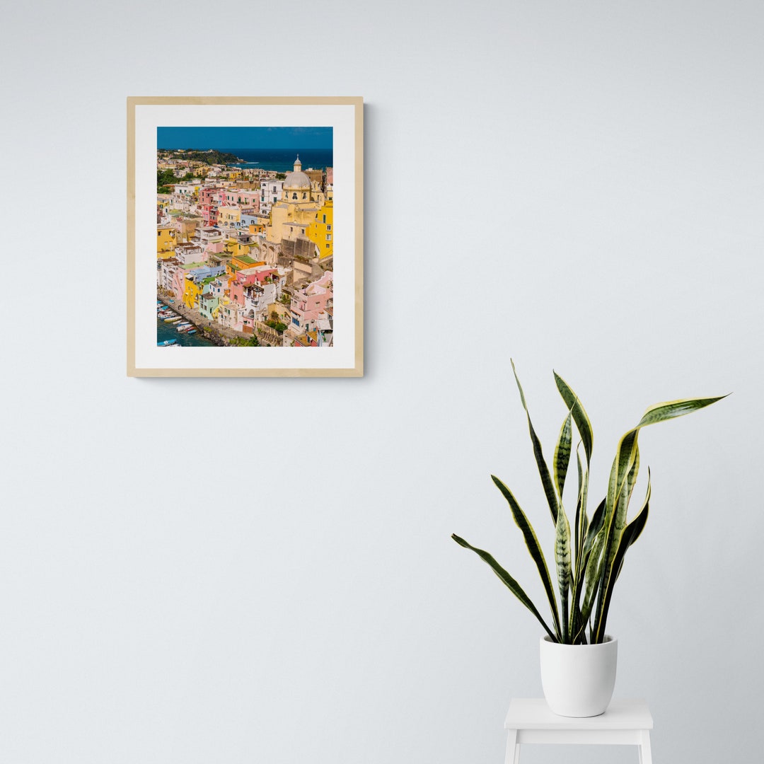 Mediterranean Color in Procida Italy Wall Decor, Digital Download Art ...