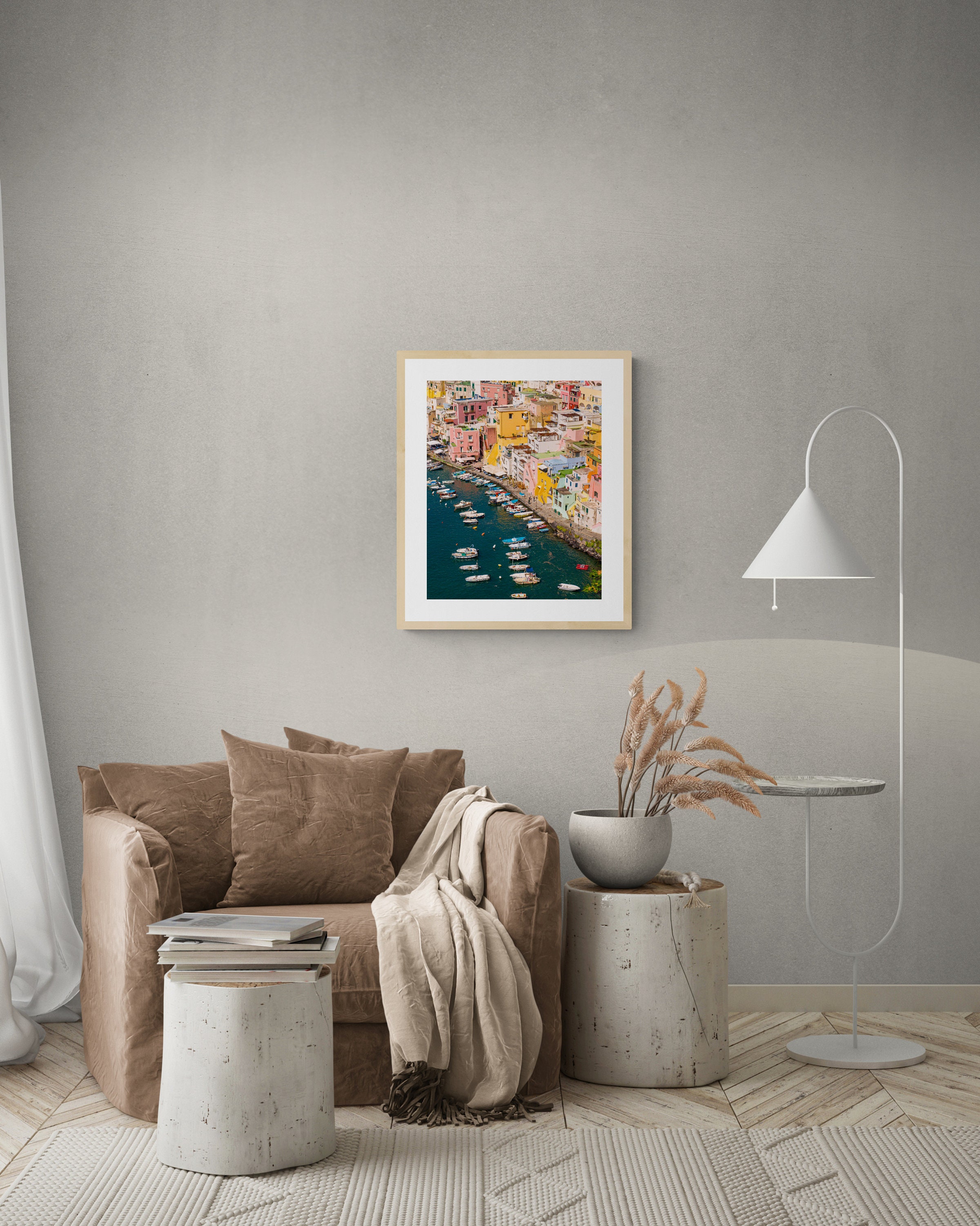 Mediterranean Color in Procida Italy Wall Decor, Digital Download Art ...