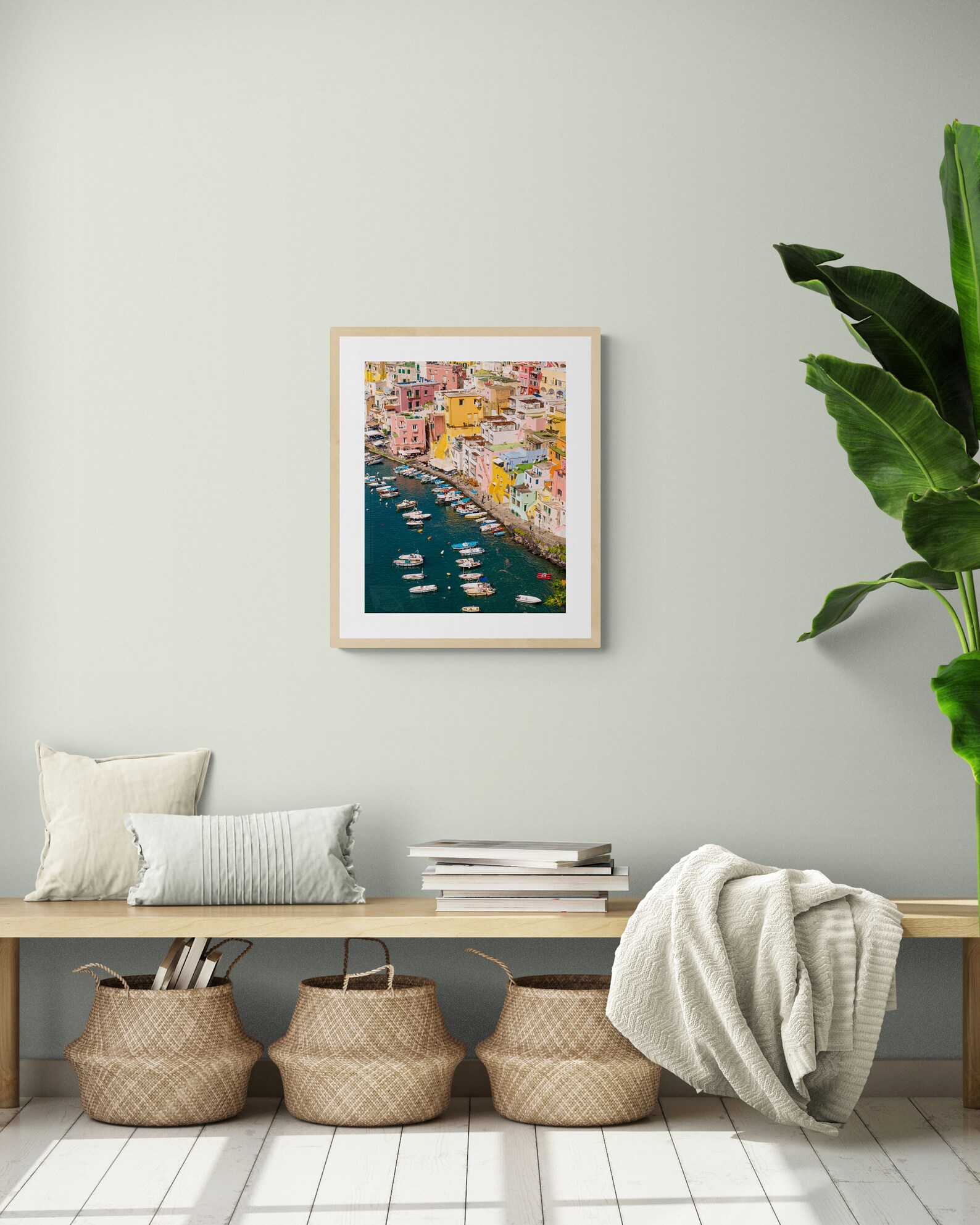 Mediterranean Color in Procida Italy Wall Decor, Digital Download Art ...