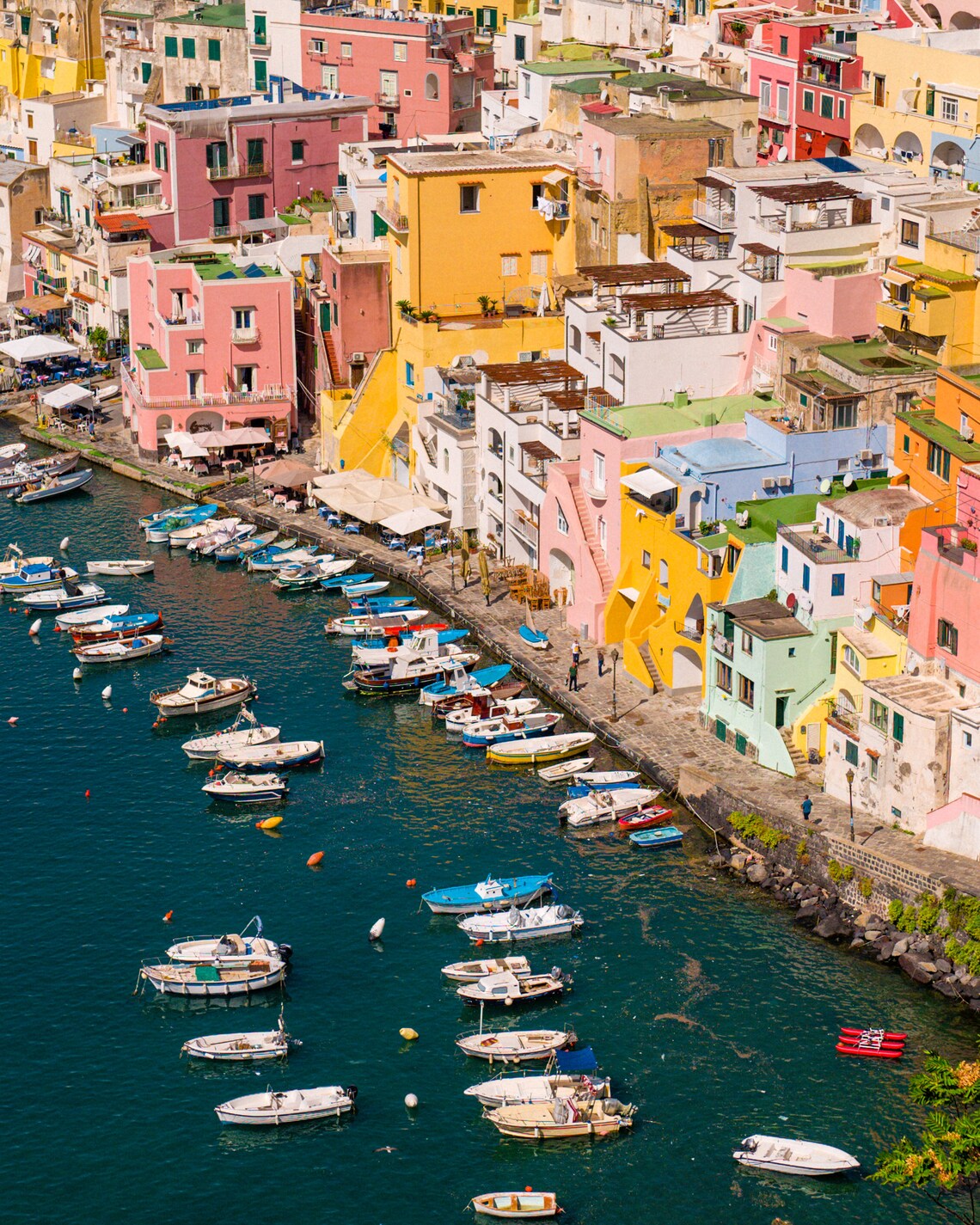 Mediterranean Color in Procida Italy Wall Decor, Digital Download Art ...