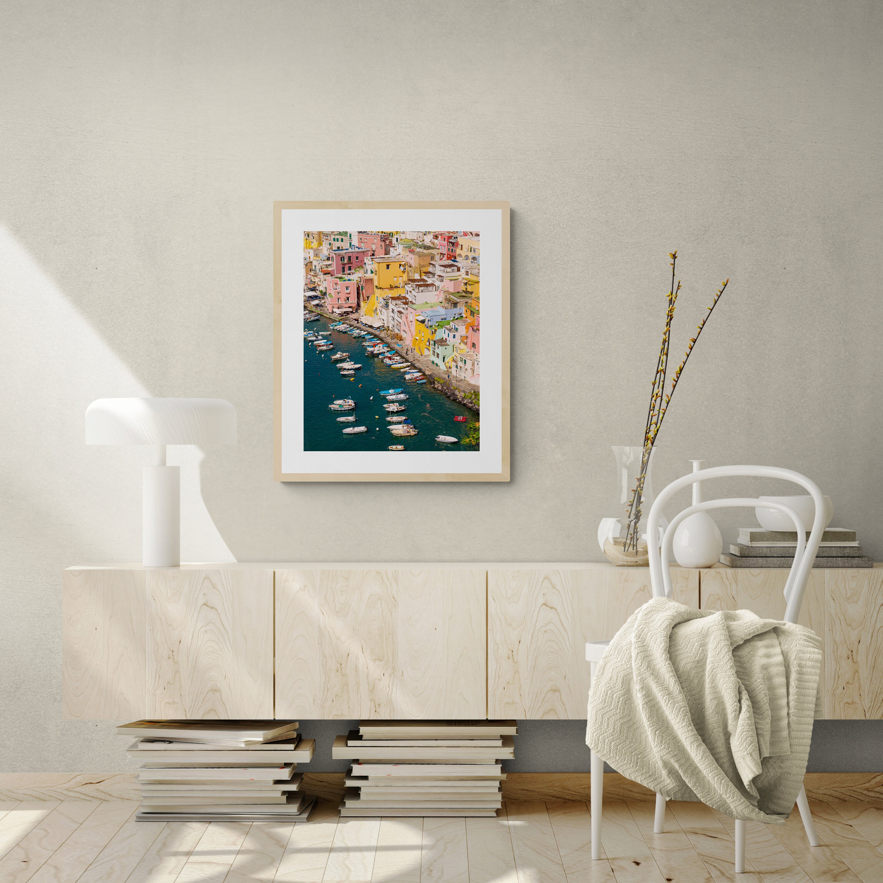 Mediterranean Color in Procida Italy Wall Decor, Digital Download Art ...