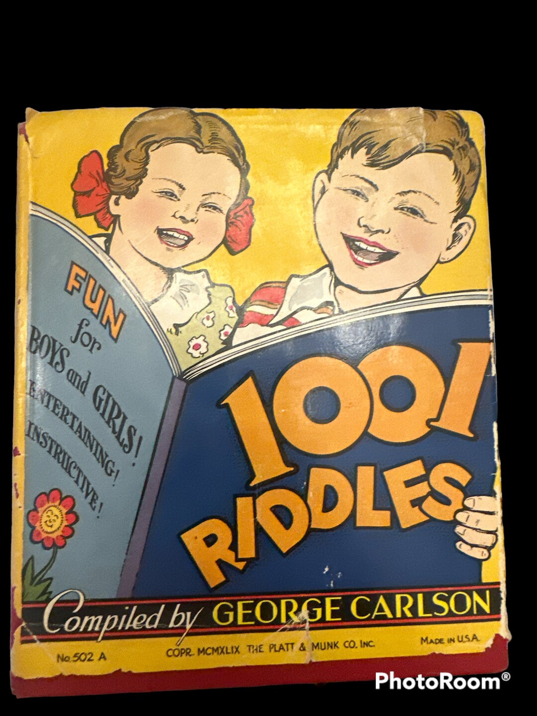1949 1001 Riddles by George Carlson - Etsy
