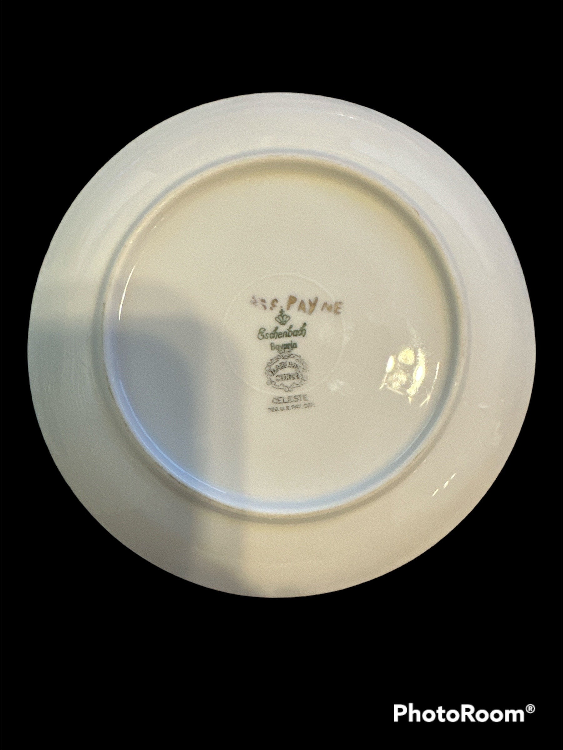 Eschenbach Bavaria Baronet China "celeste" Handpainted "daisies" Saucer ...