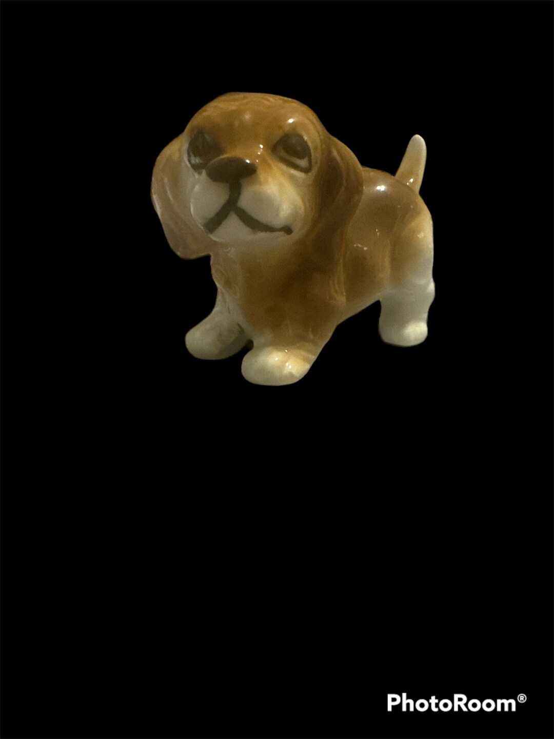 Mid-century Dog Porcelain Figurine - Etsy