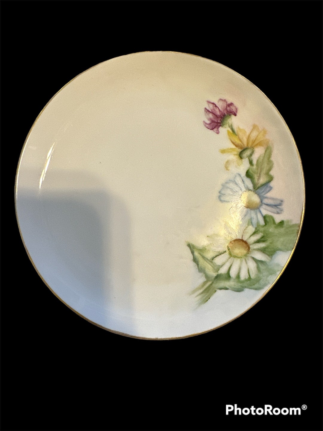 Eschenbach Bavaria Baronet China "celeste" Handpainted "daisies" Saucer ...