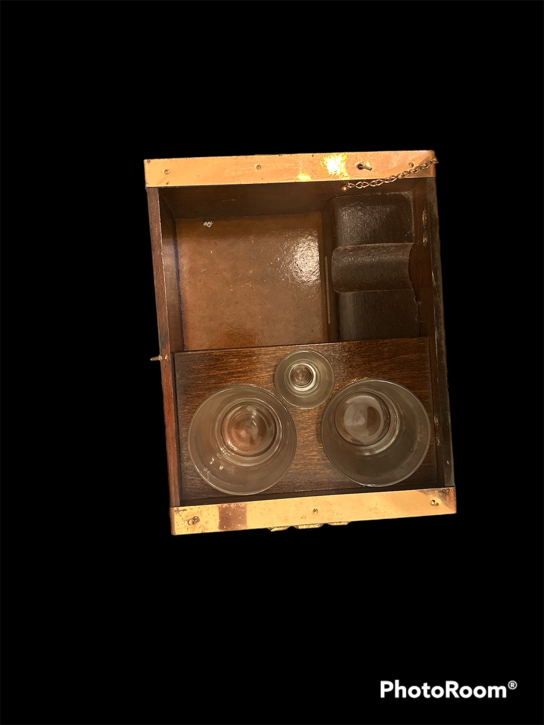 Red Circle Liquor Bar Treasure Chest Display and Music Box - Etsy