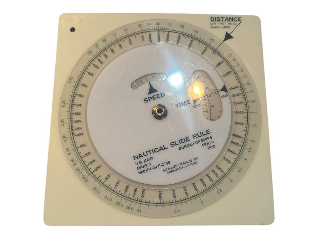 U.S. Navy Bureau of Ships Nautical Slide Rule - Etsy