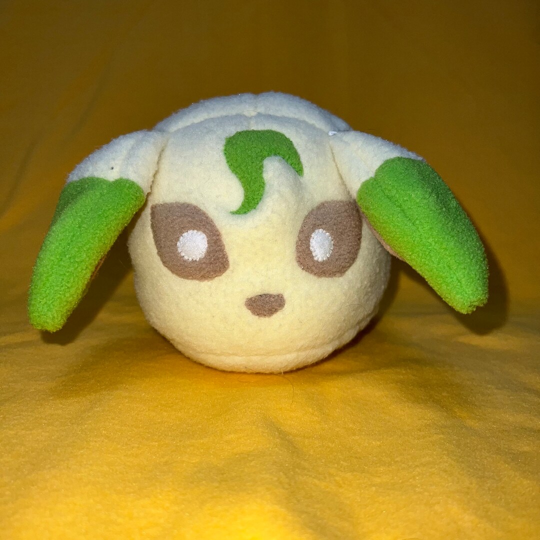 Leafeon Blob Plush - Etsy