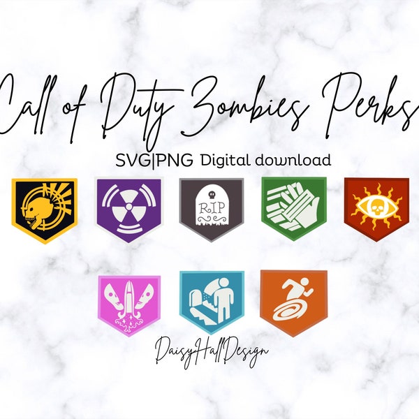 Call of Duty Zombies Perks Stickers - Etsy
