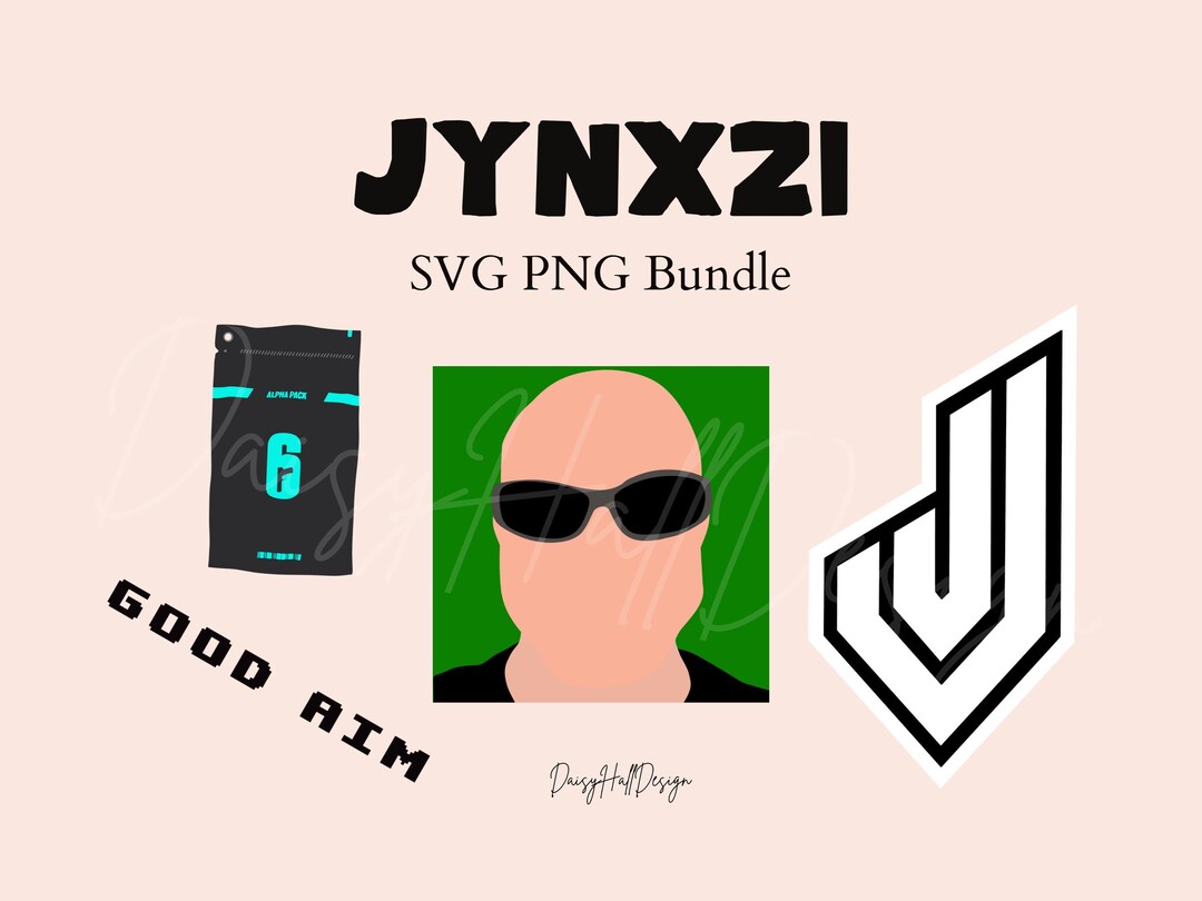 Jynxzi SVG and PNG Bundle, R6 Siege Svgs, Jynxi Svg, R6 Svgs, Gaming ...