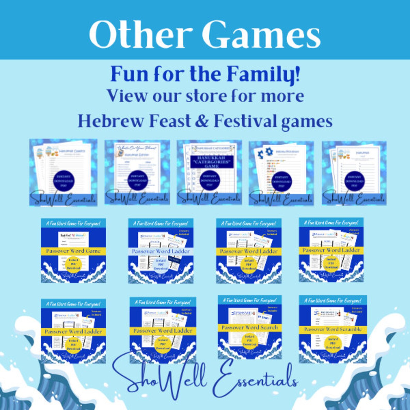 Hanukkah A to Z Game | Hanukkah Printable Games | Fun Hanukkah Games ...