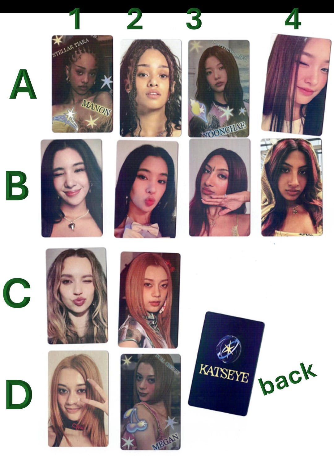 Katseye Holographic Photocards Fanmade SIS - Etsy Canada