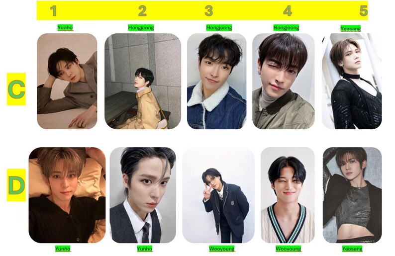 KPOP ATEEZ Fanmade Photocards - Etsy