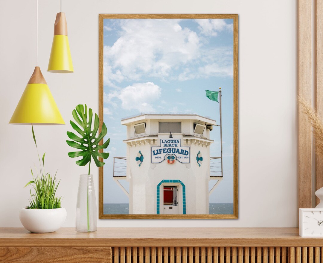 Laguna Beach Lifeguard Tower Photo – Main Beach California Wall Art ...
