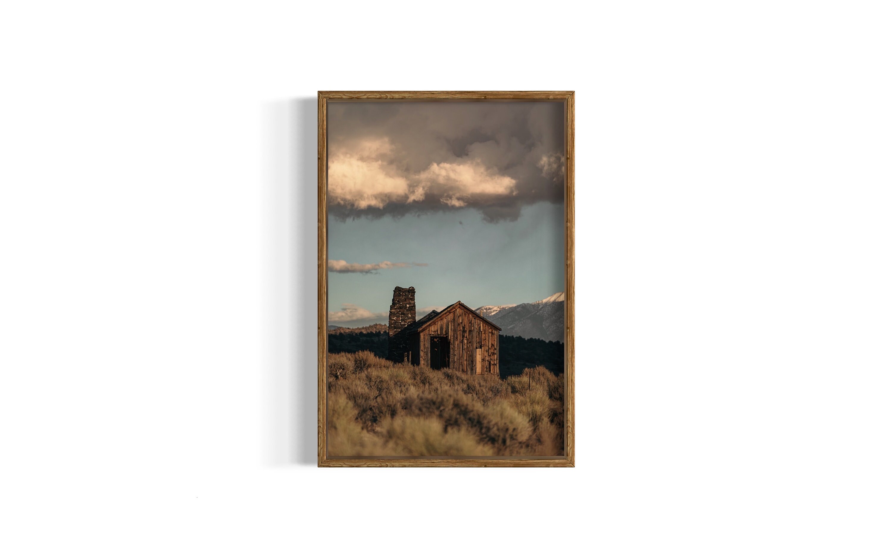 Eastern Sierras Abandoned House Photo Mono Lake Print - Etsy