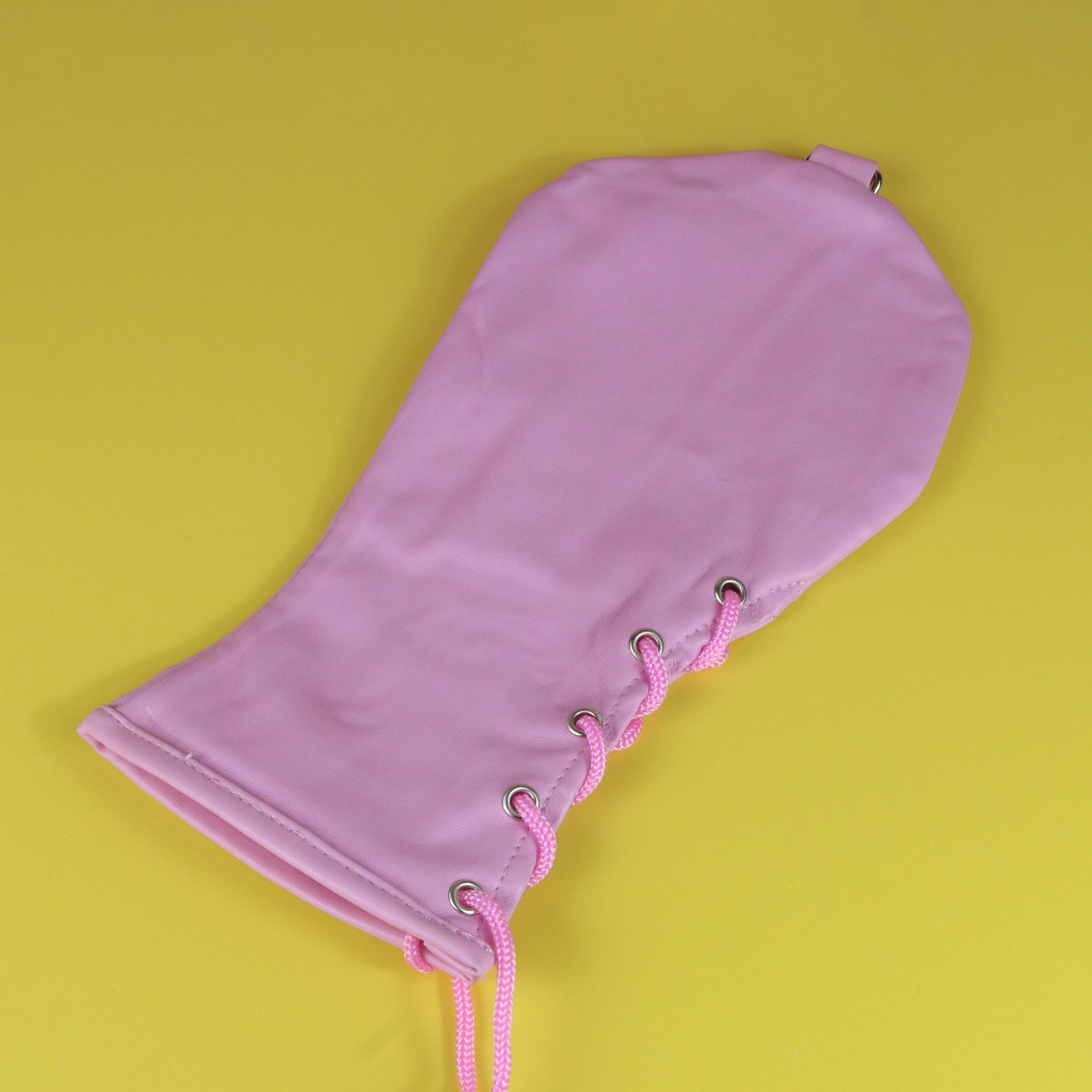 Pink Leather Locking Mittens with Wrist Cuffs Bondage Gear | Etsy