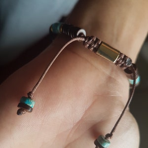 Tibetan Coconut Shell Bead Bracelet. Stunning Coconut Shell Beaded Men ...