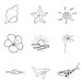 Beach, Ocean, & Coastal Themed Minimalist Temporary Tattoos - Etsy