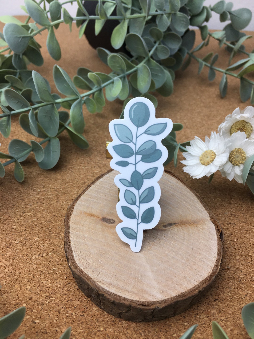 Eucalyptus Sticker Bullet Journal Sticker Plant Sticker - Etsy