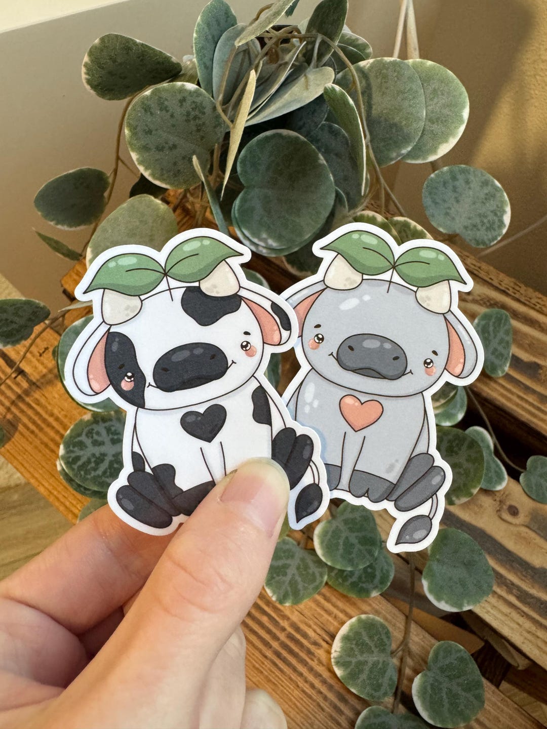 Kawaii Sticker Cow Cute Laptop Sticker - Etsy