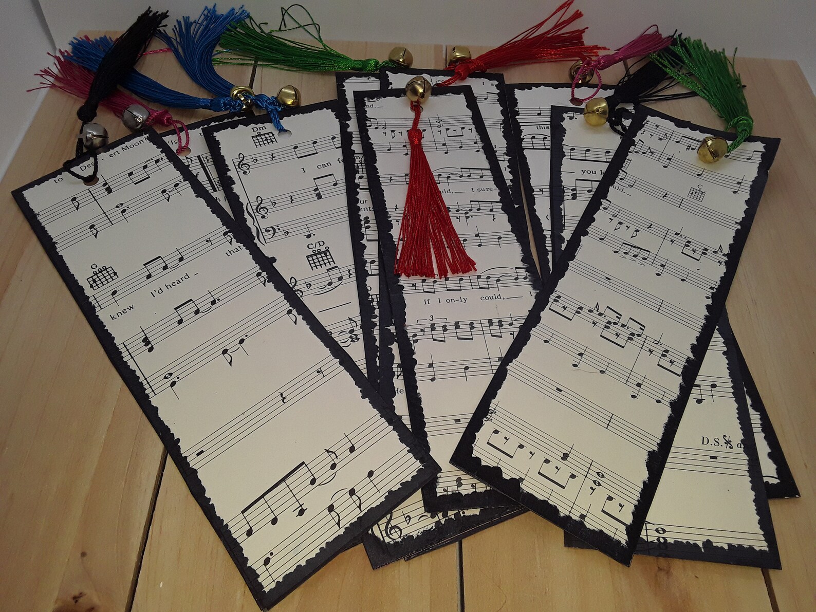 Book Mark, Music Note Bookmark, Shabby Chic Bookmark, Trendy Bookmark ...