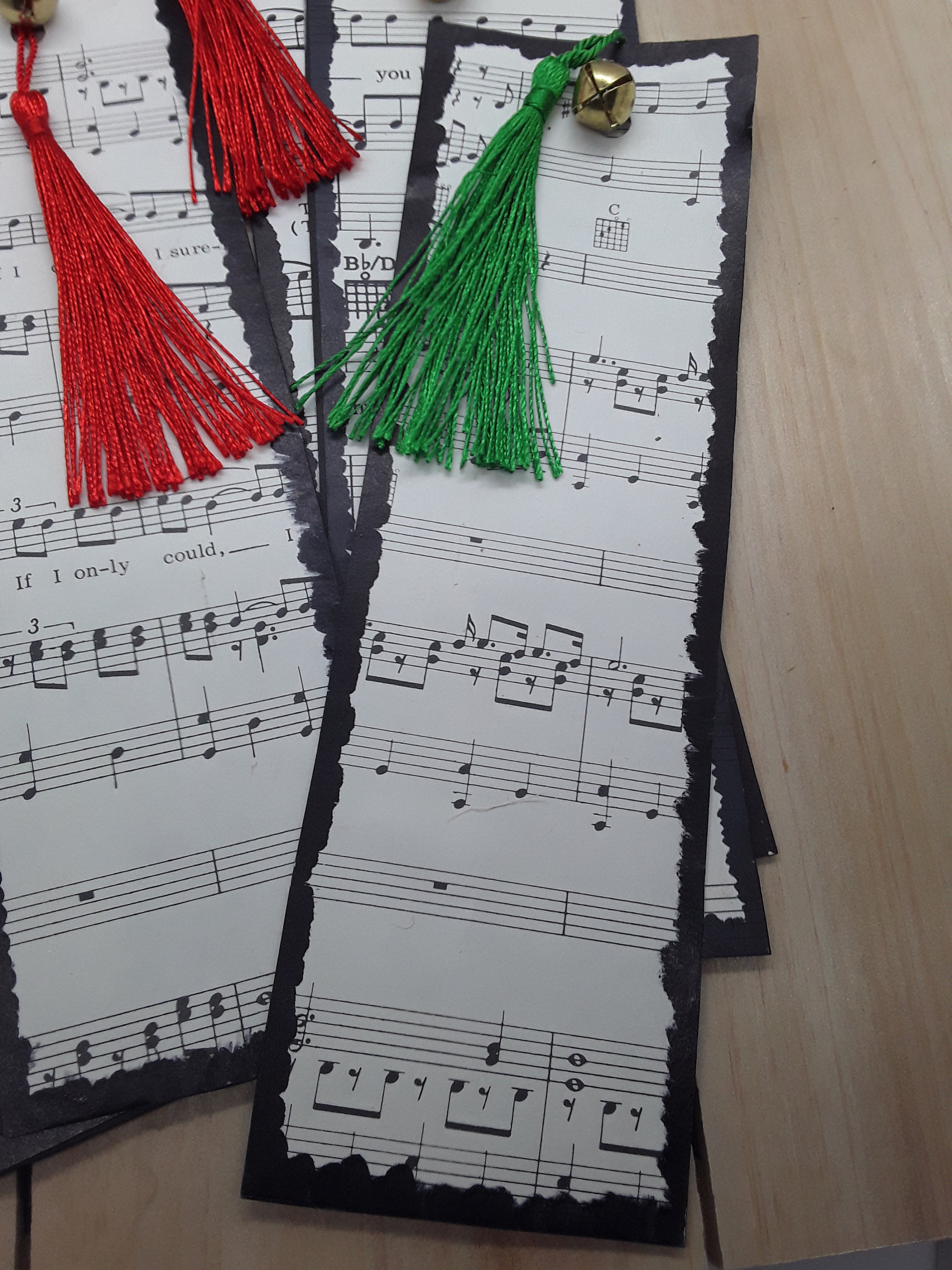 Book Mark, Music Note Bookmark, Shabby Chic Bookmark, Trendy Bookmark ...