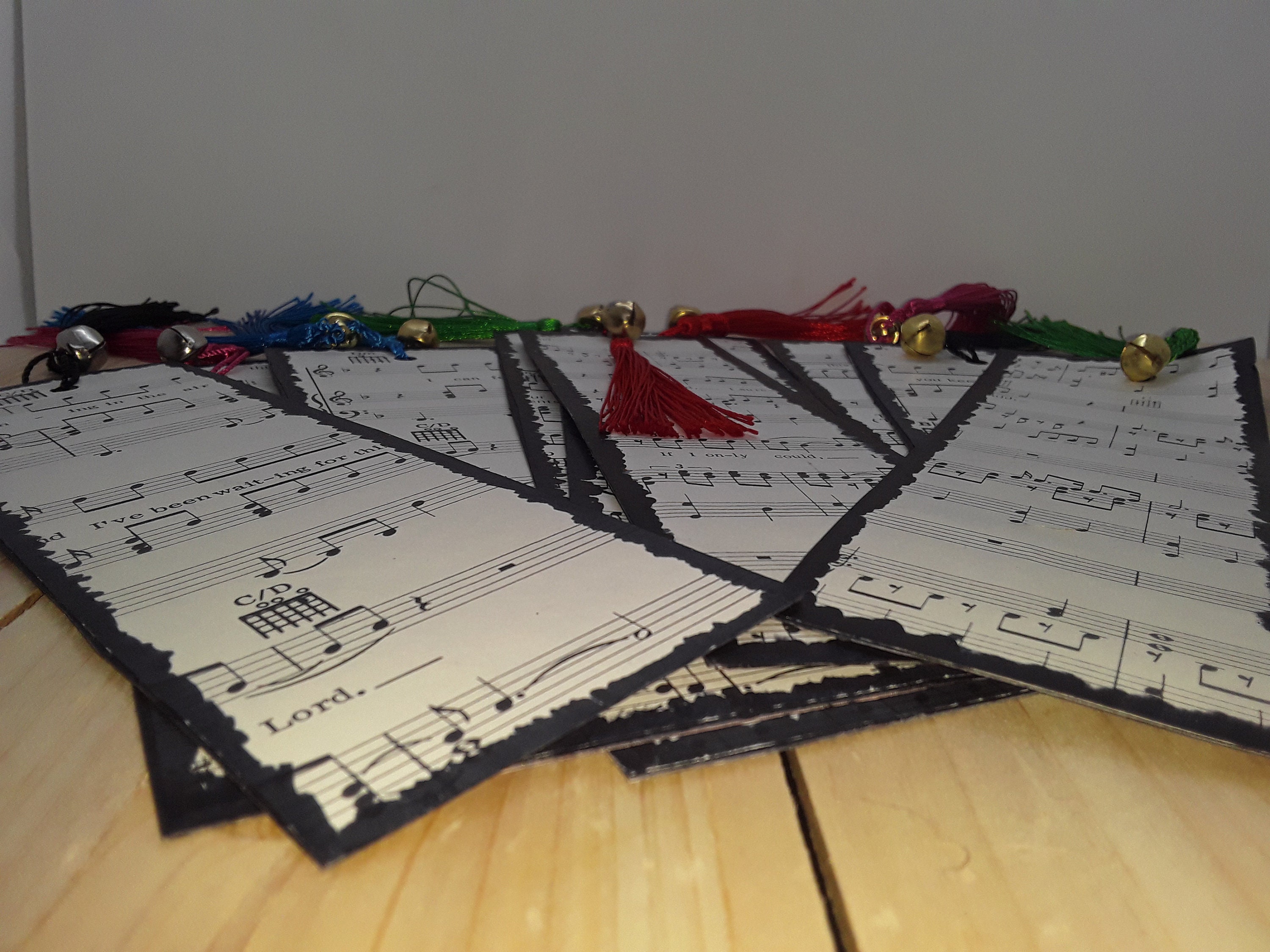 Book Mark, Music Note Bookmark, Shabby Chic Bookmark, Trendy Bookmark ...