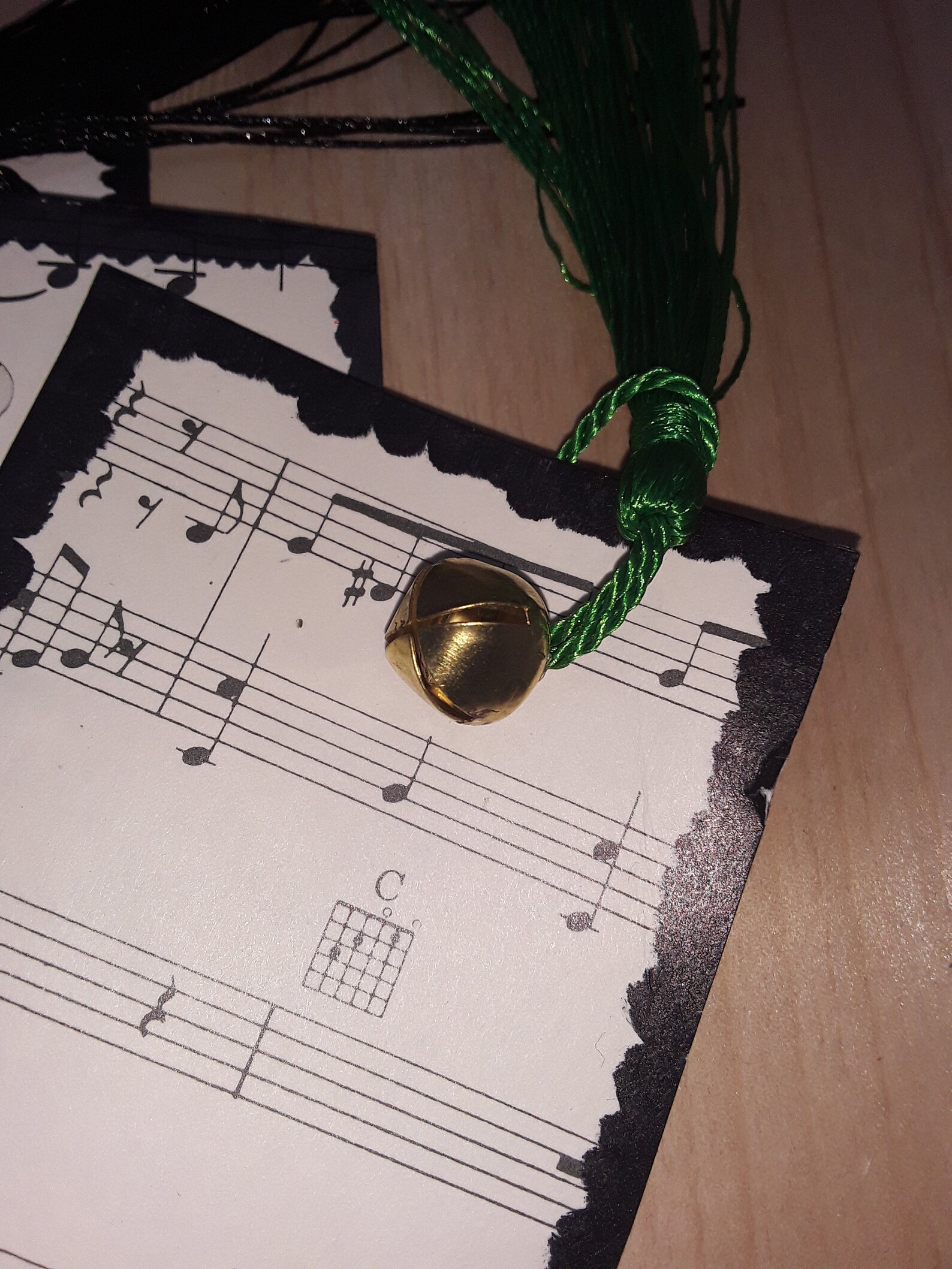 Book Mark, Music Note Bookmark, Shabby Chic Bookmark, Trendy Bookmark ...