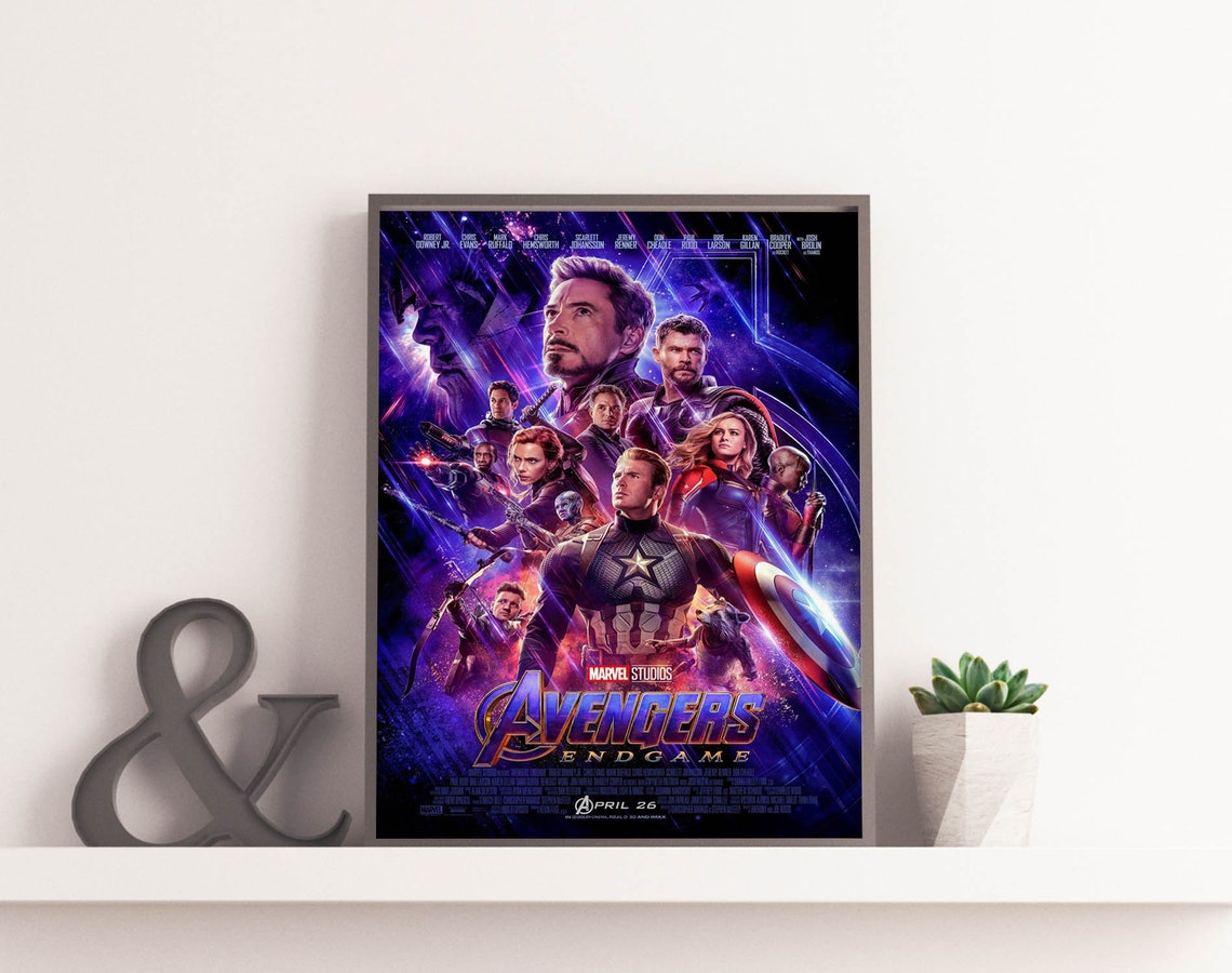 Avengers - Endgame Poster Digital Poster Hand Painted - Illustrator ...