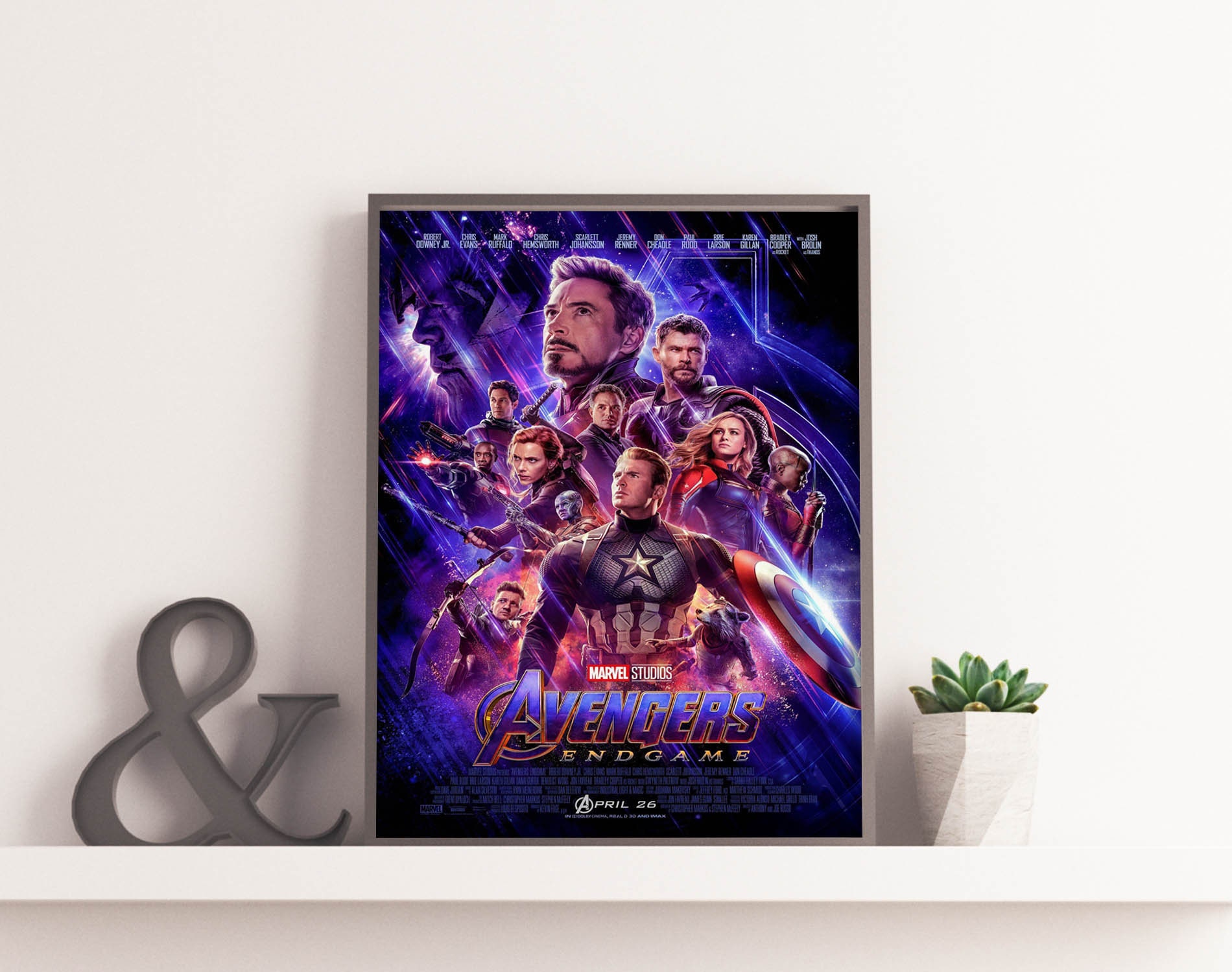 Avengers - Endgame Poster Digital Poster Hand Painted - Illustrator ...