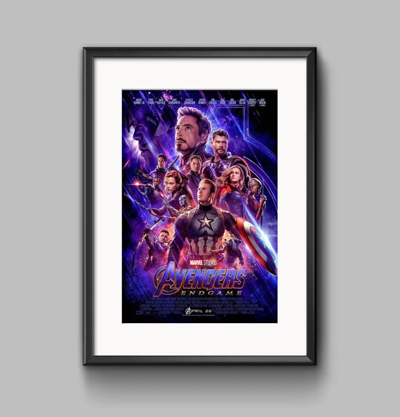 Avengers Endgame Poster Digital Poster Hand Painted | Etsy