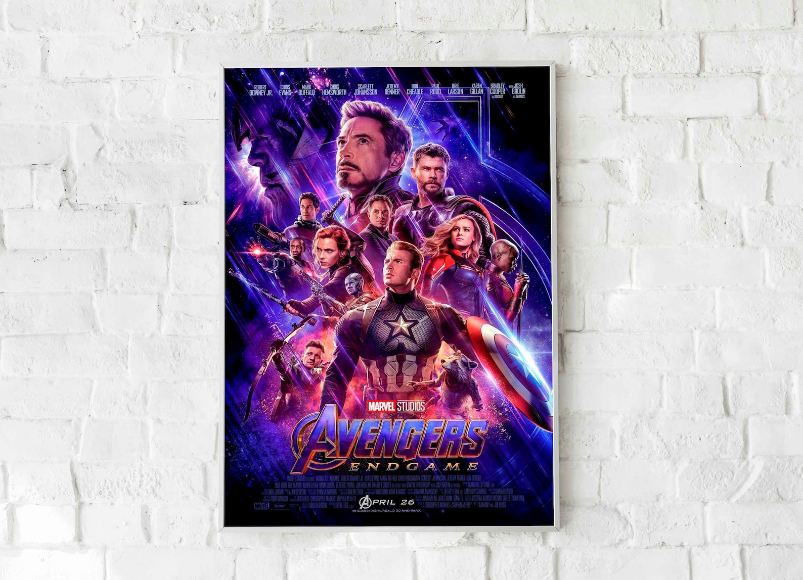 Avengers - Endgame Poster Digital Poster Hand Painted - Illustrator ...