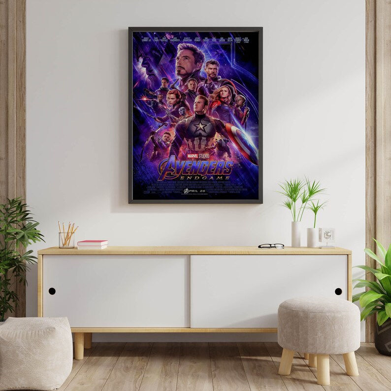 Avengers - Endgame Poster Digital Poster Hand Painted - Illustrator ...