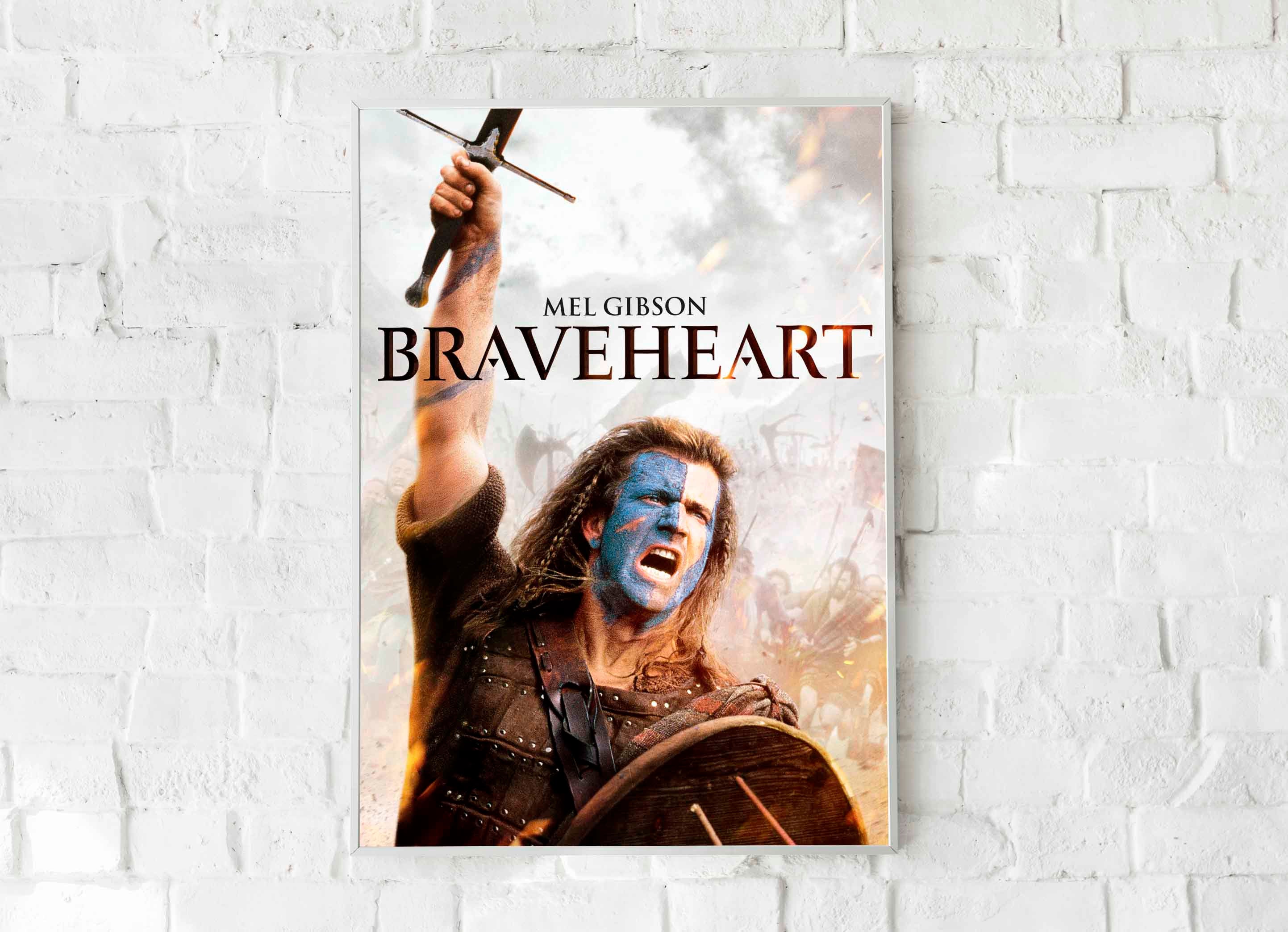 Canvas Poster of BRAVEHEART Movie Poster Hand Painted - Etsy