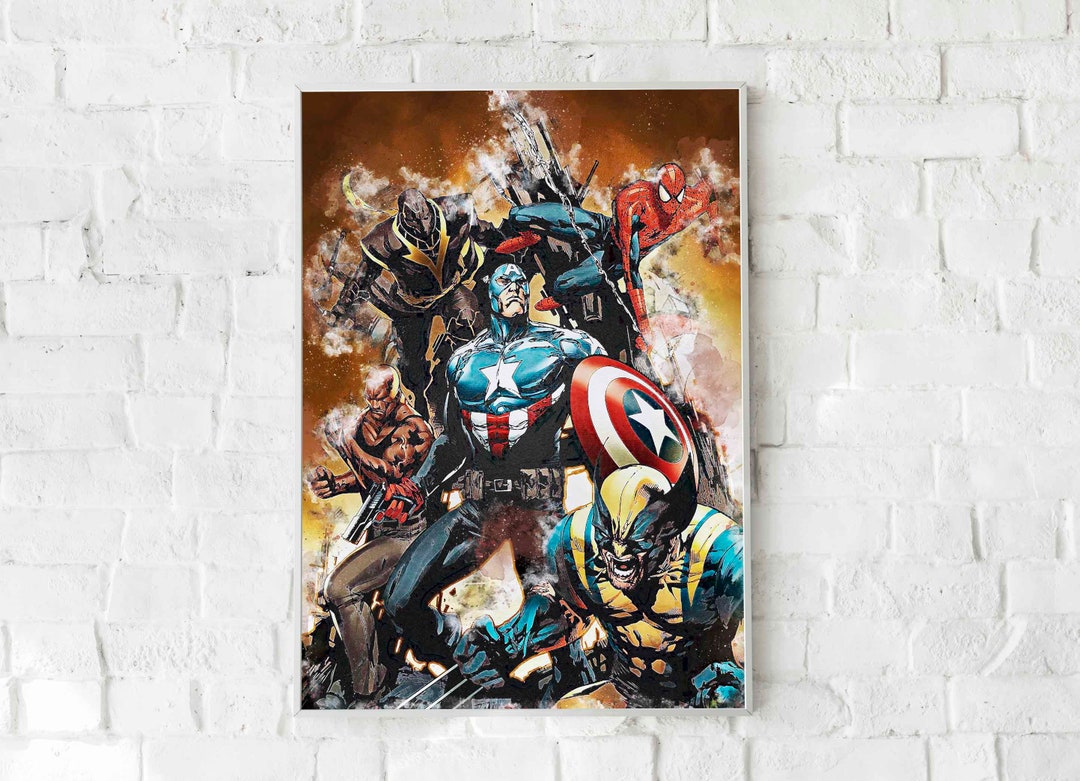 Super Heroes - Digital Poster - Illustrator - Original - Artisticr ...