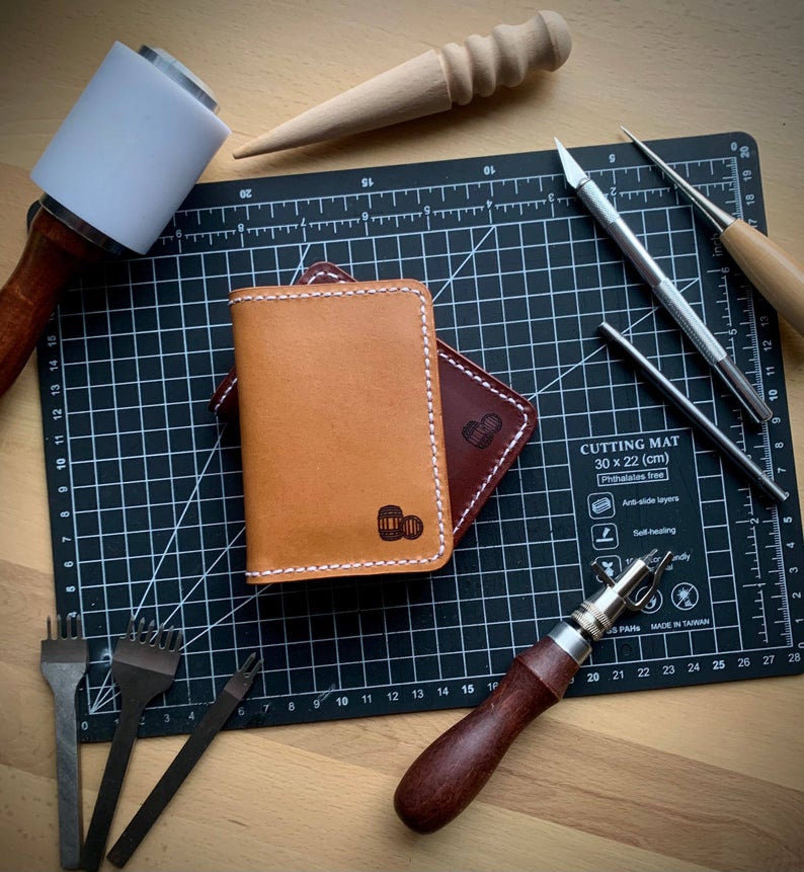 Bifold Wallet Downloadable PDF Template - Etsy