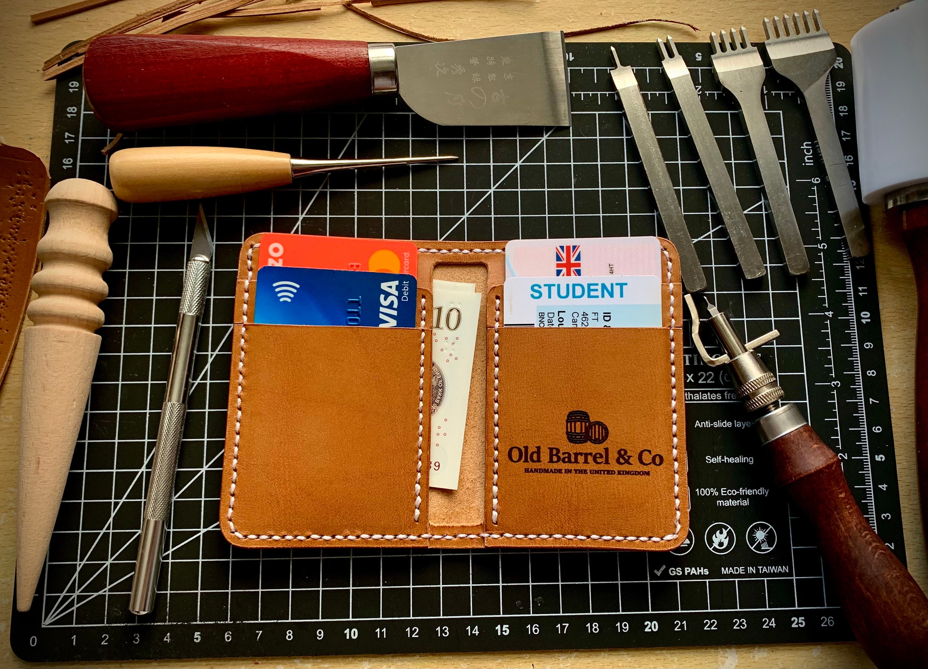 Bifold Wallet Downloadable PDF Template - Etsy