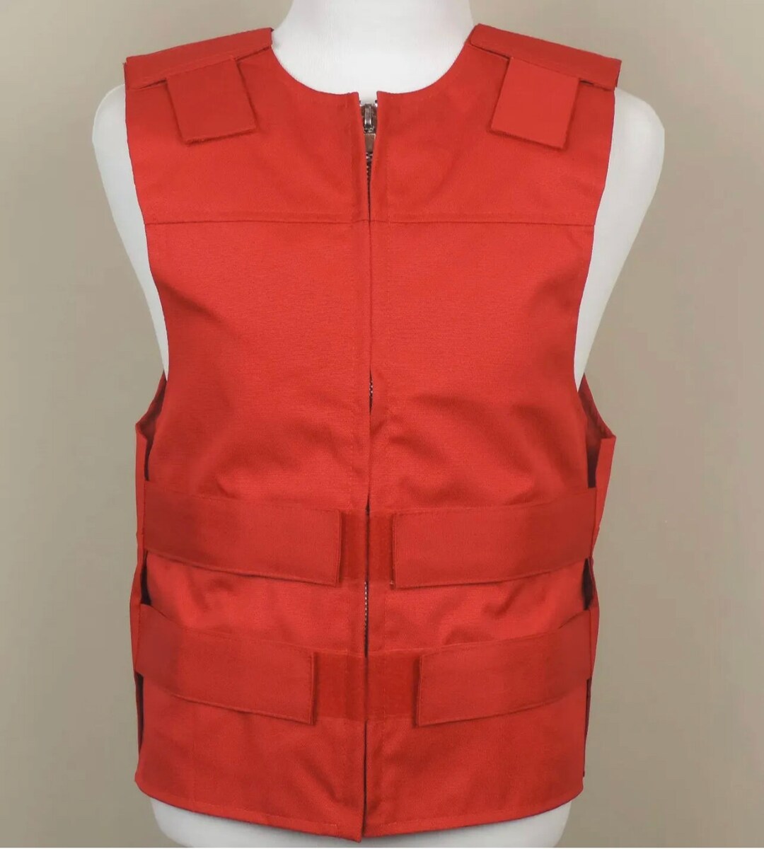 Unisex Red CORDURA® Fabric - Bulletproof Style Motorcycle Vest - Etsy