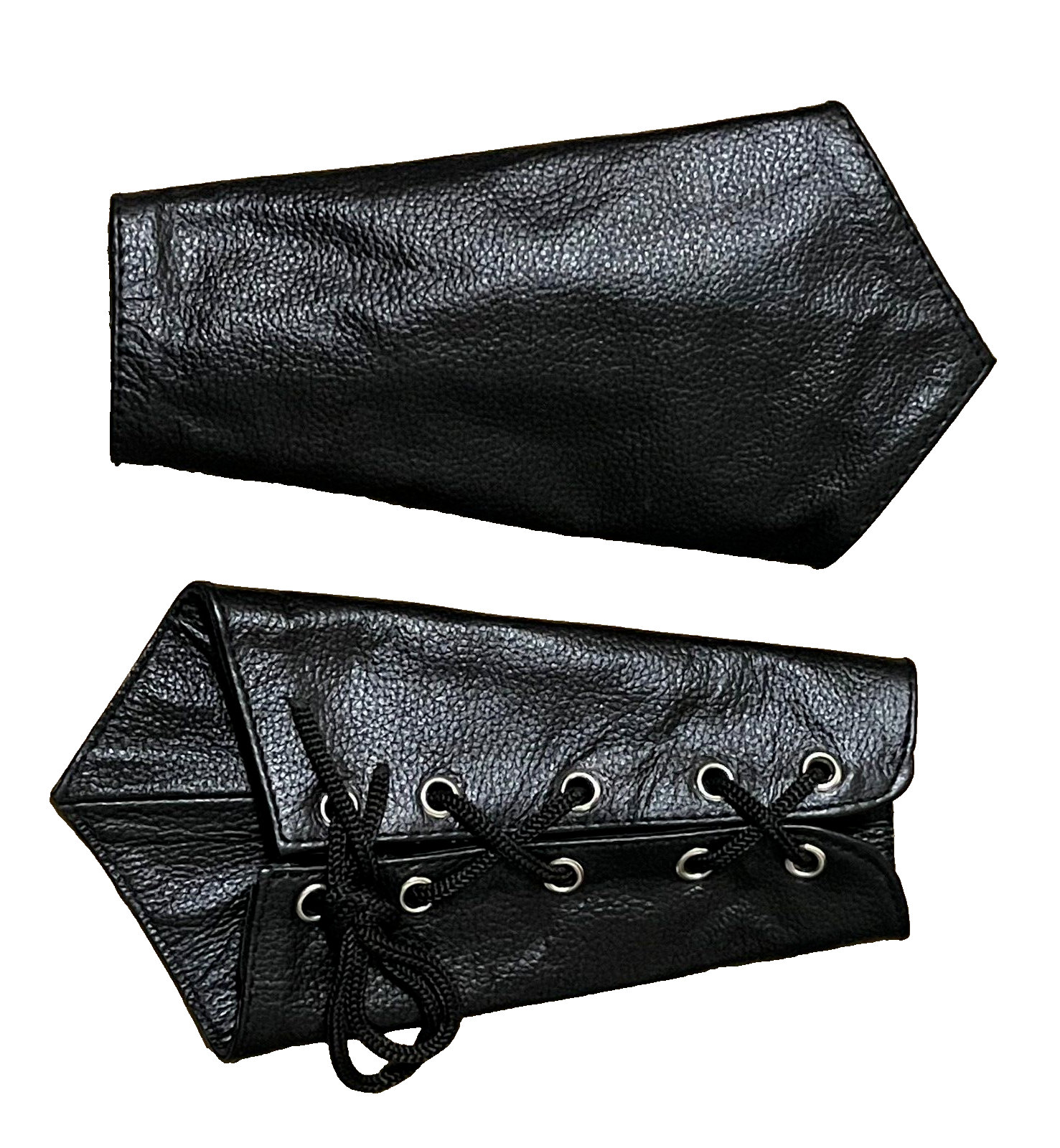 US Leather Spikes Arm Guard Bracers Wide Gauntlet Medieval Cosplay ...